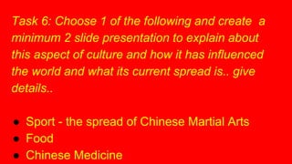Chinese cultural diffusion | PPTX