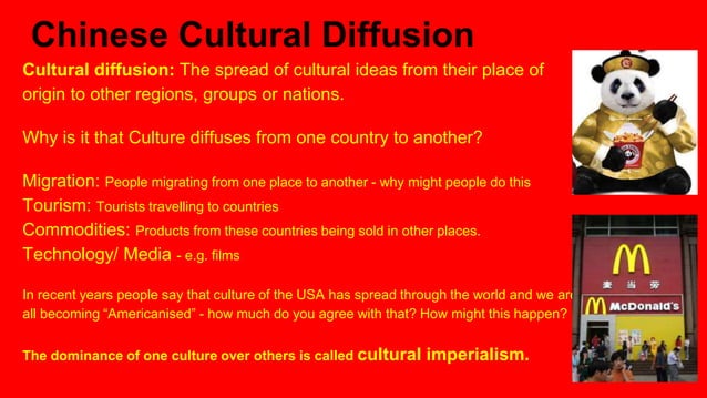 Chinese cultural diffusion | PPTX