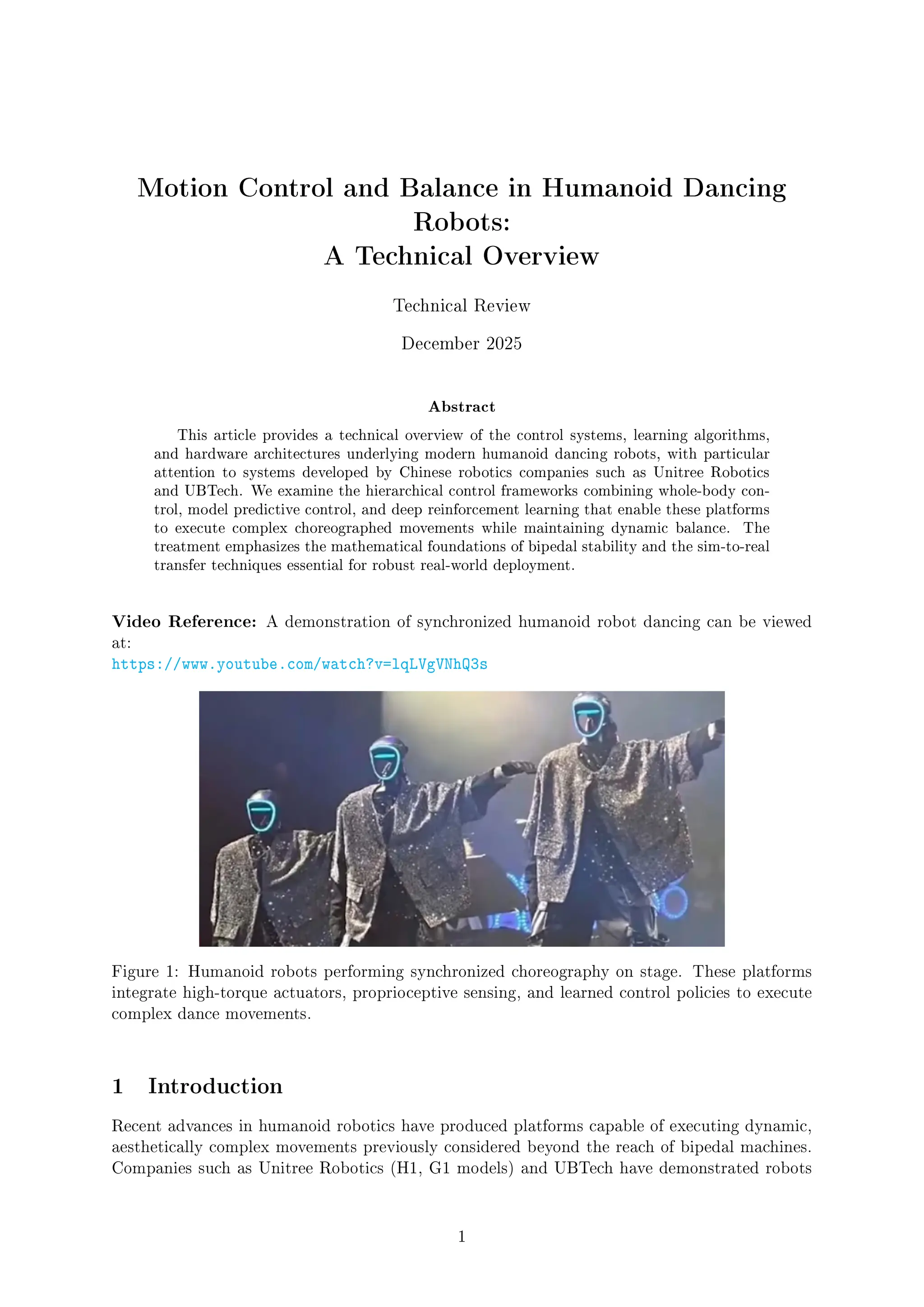 Chinese Dancing Robots:How do they Work? | PDF