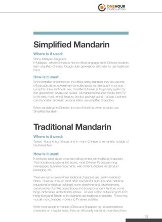 Chinese Dialect Guide | PDF