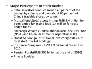 Chinese financial market | PPTX