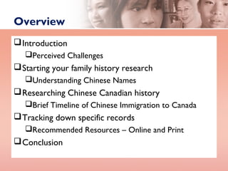 Chinese Footprints Across Canada | PPT | Genealogy and Ancestry ...