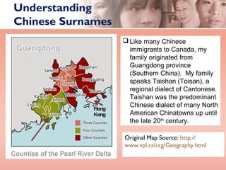 Chinese Footprints Across Canada | PPT | Genealogy and Ancestry ...