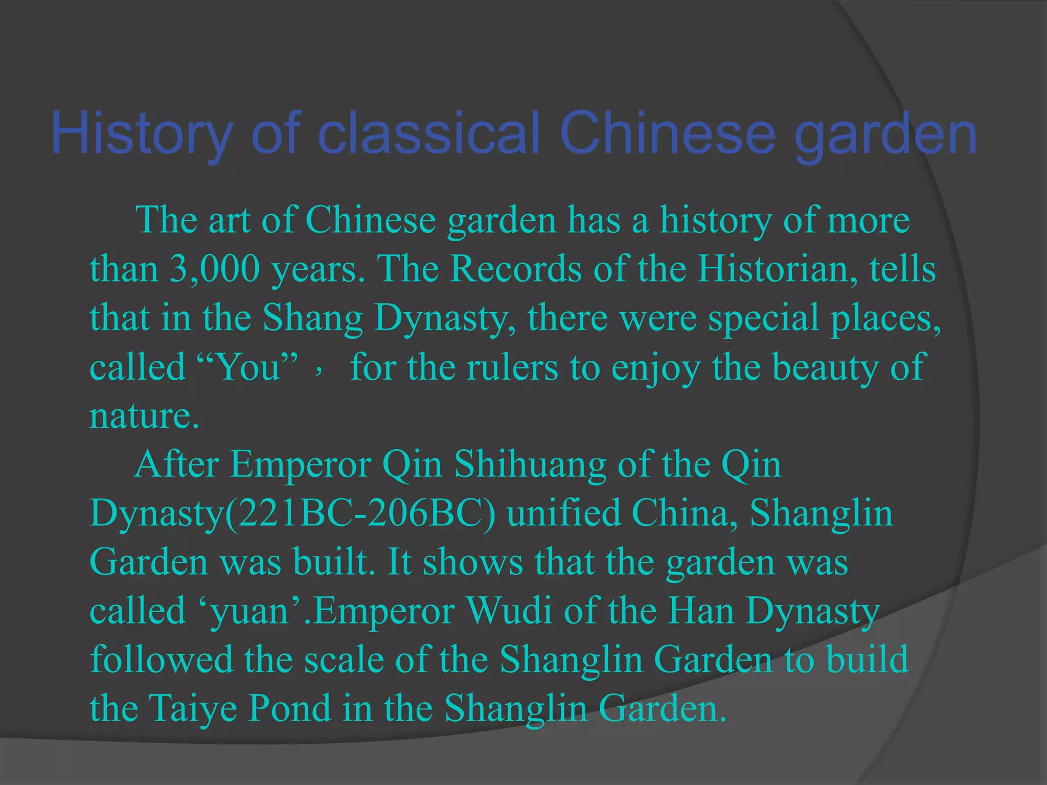 Chinese gardens | PPSX