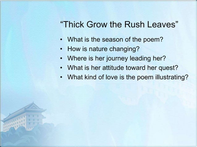 Chinese golden age of Poetry | PPTX