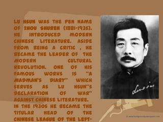Chinese literature for grade 8 | PPSX