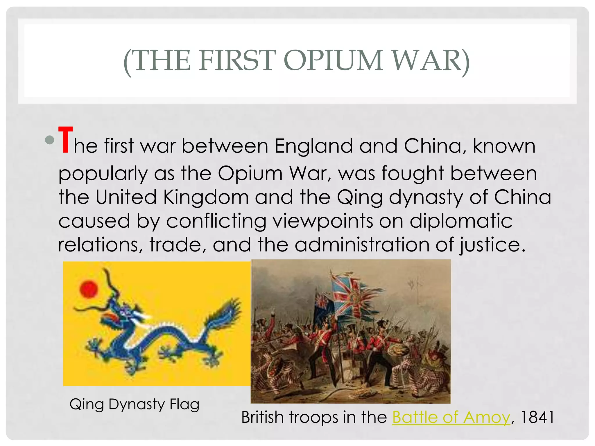 Chinese history opium war 1 | PPT