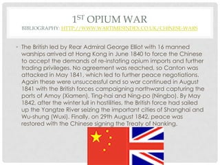Chinese history opium war 1 | PPTX | Death, Injury, or Military ...