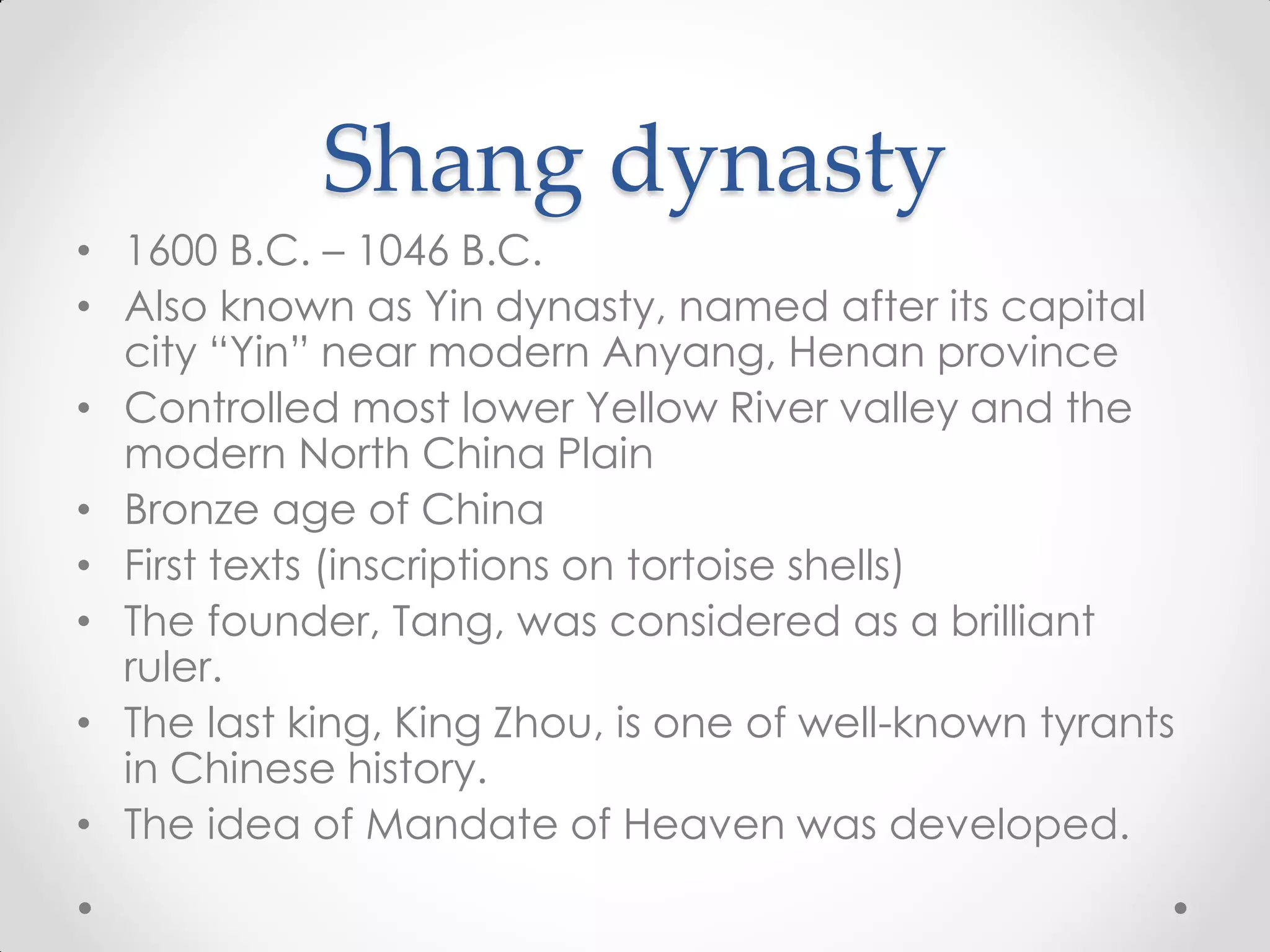 An overview of Chinese history | PDF