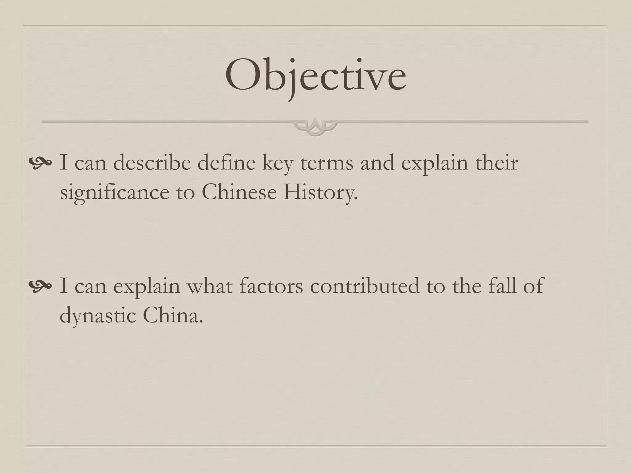 Chinese History PP | PPTX