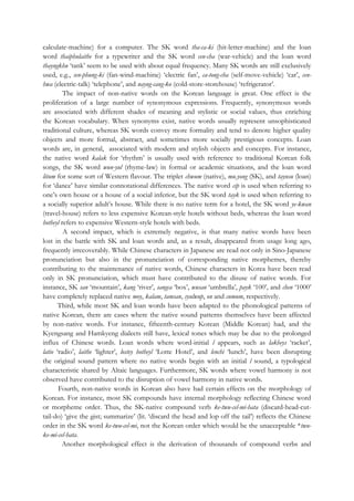 Chinese Impacts On The Korean Language | PDF | World/International ...