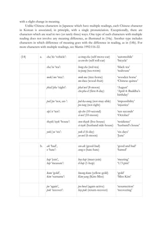 Chinese Impacts On The Korean Language | PDF | World/International ...