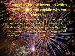 Chinese inventions Alex Remm | PPTX