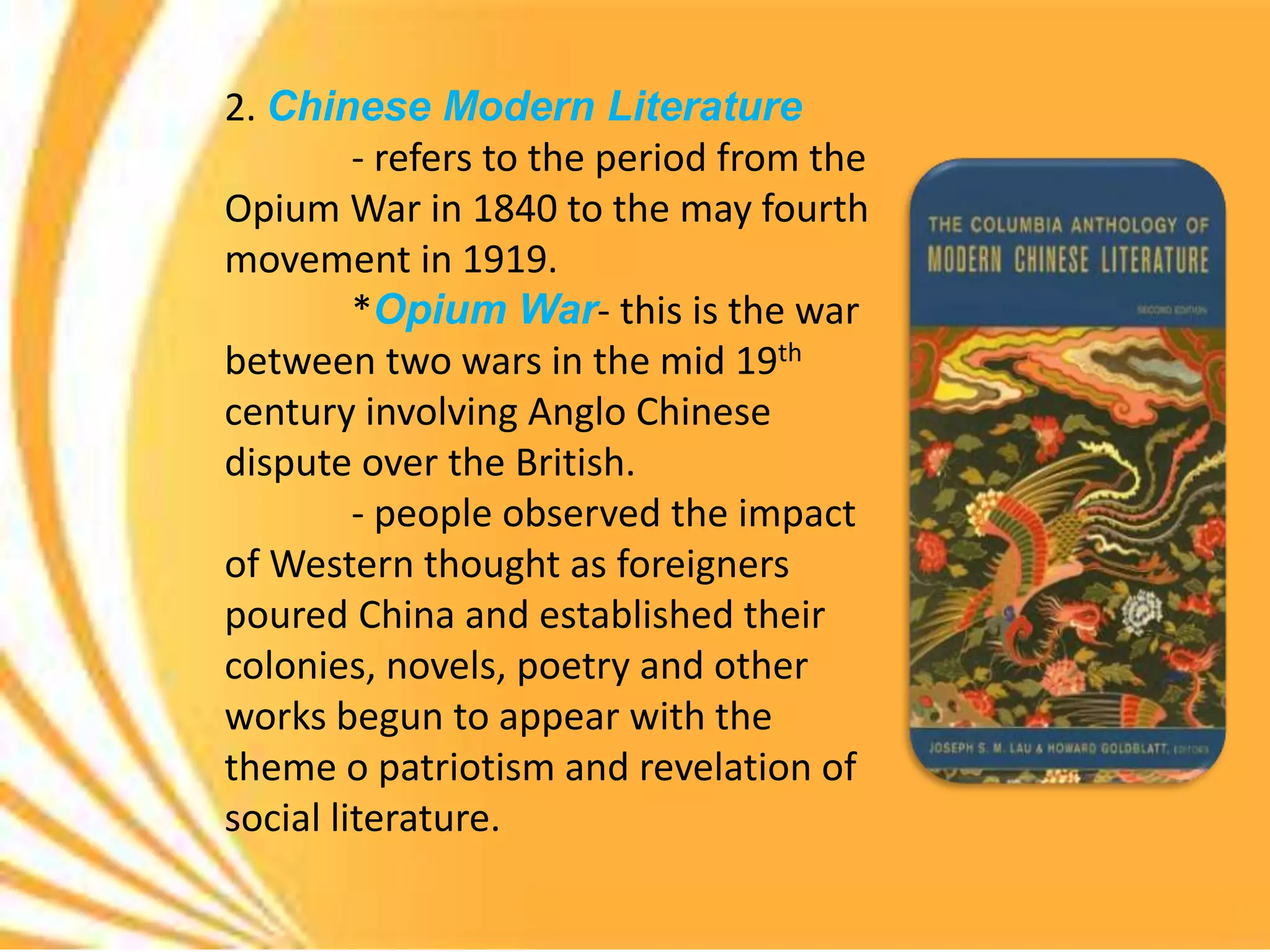 Chinese literature ppt | PPTX