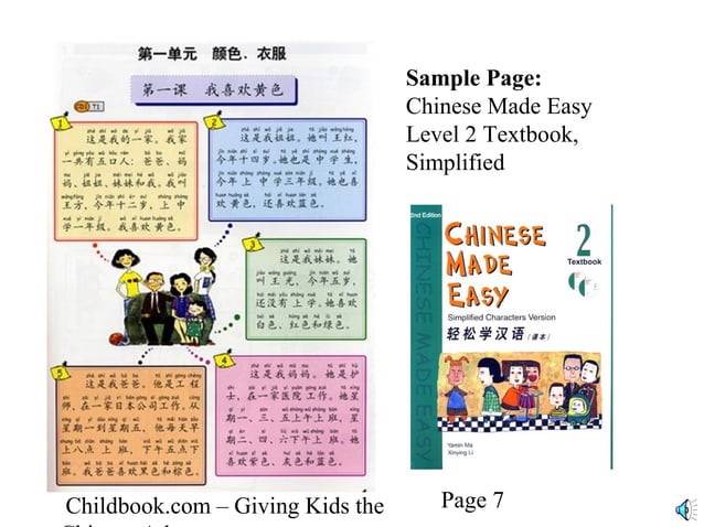Information on Chinese Made Easy Textbook | PPT | Education