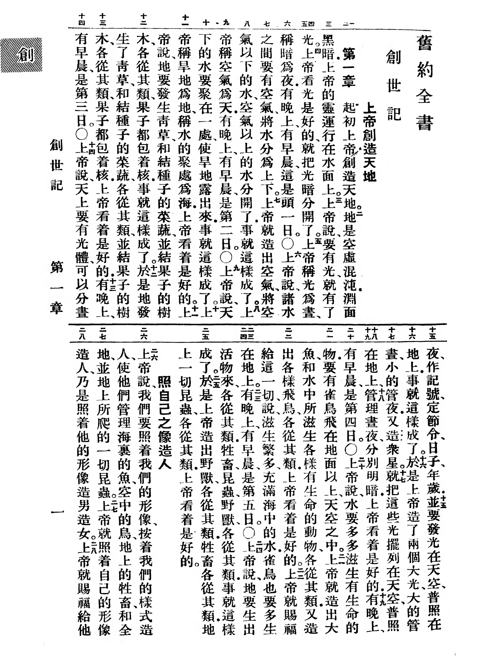 Chinese mandarin bible genesis 1 | PDF
