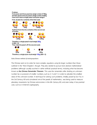Chinese Mathematics | DOCX