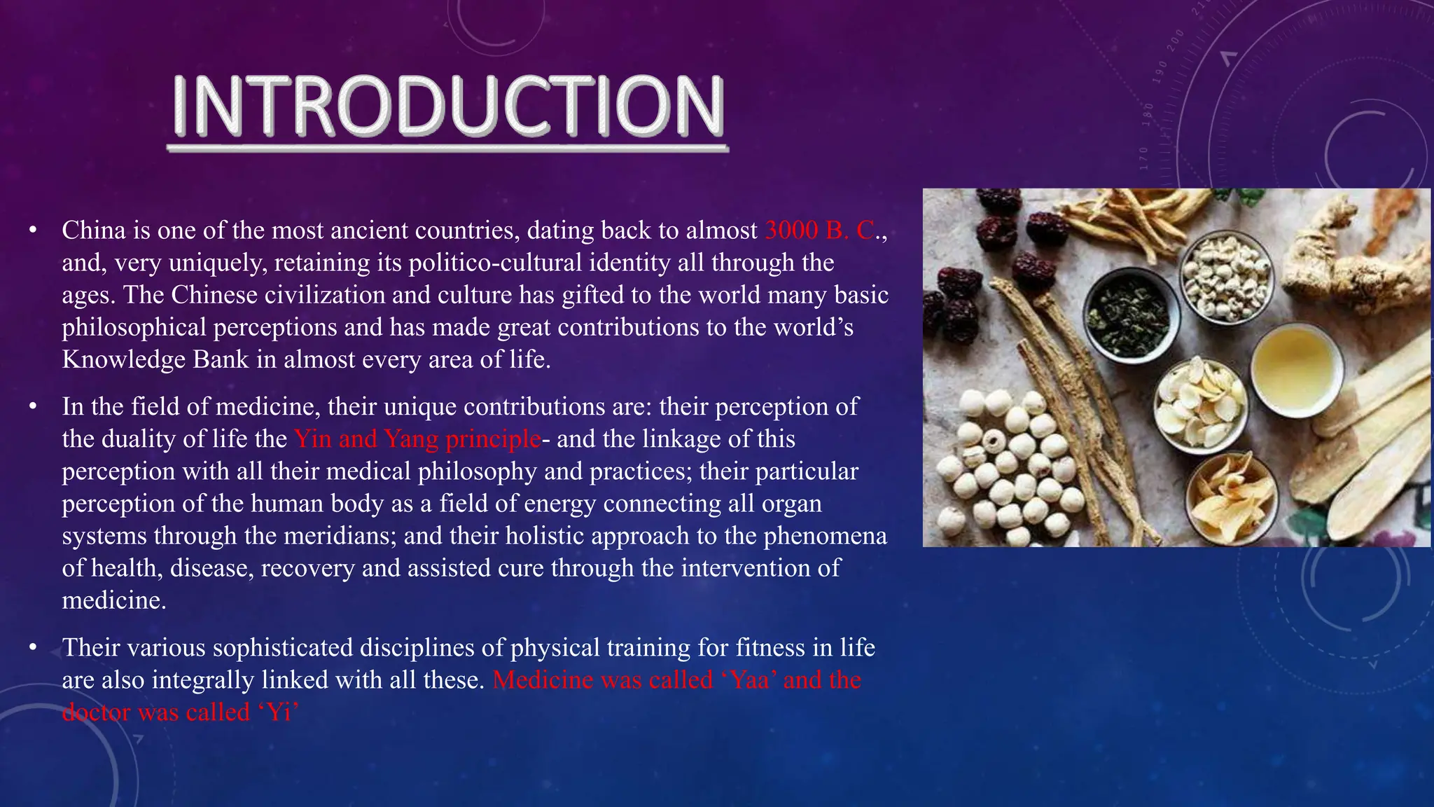 CHINESE MEDICINE - INTRODUCTION, BACKGROUND, ECONOMIC, RELIGIOUS ...