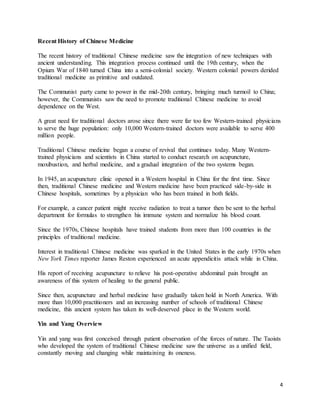 Chinese medicine medical Anthropology | DOCX