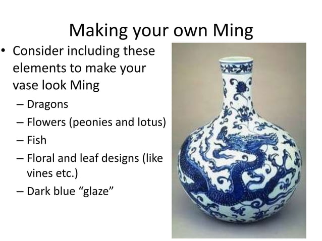 Chinese ming dynasty vases | PPT