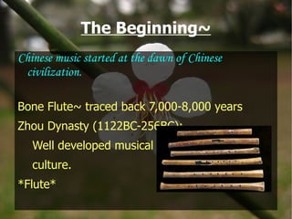 Ancient Chinese Music | ODP