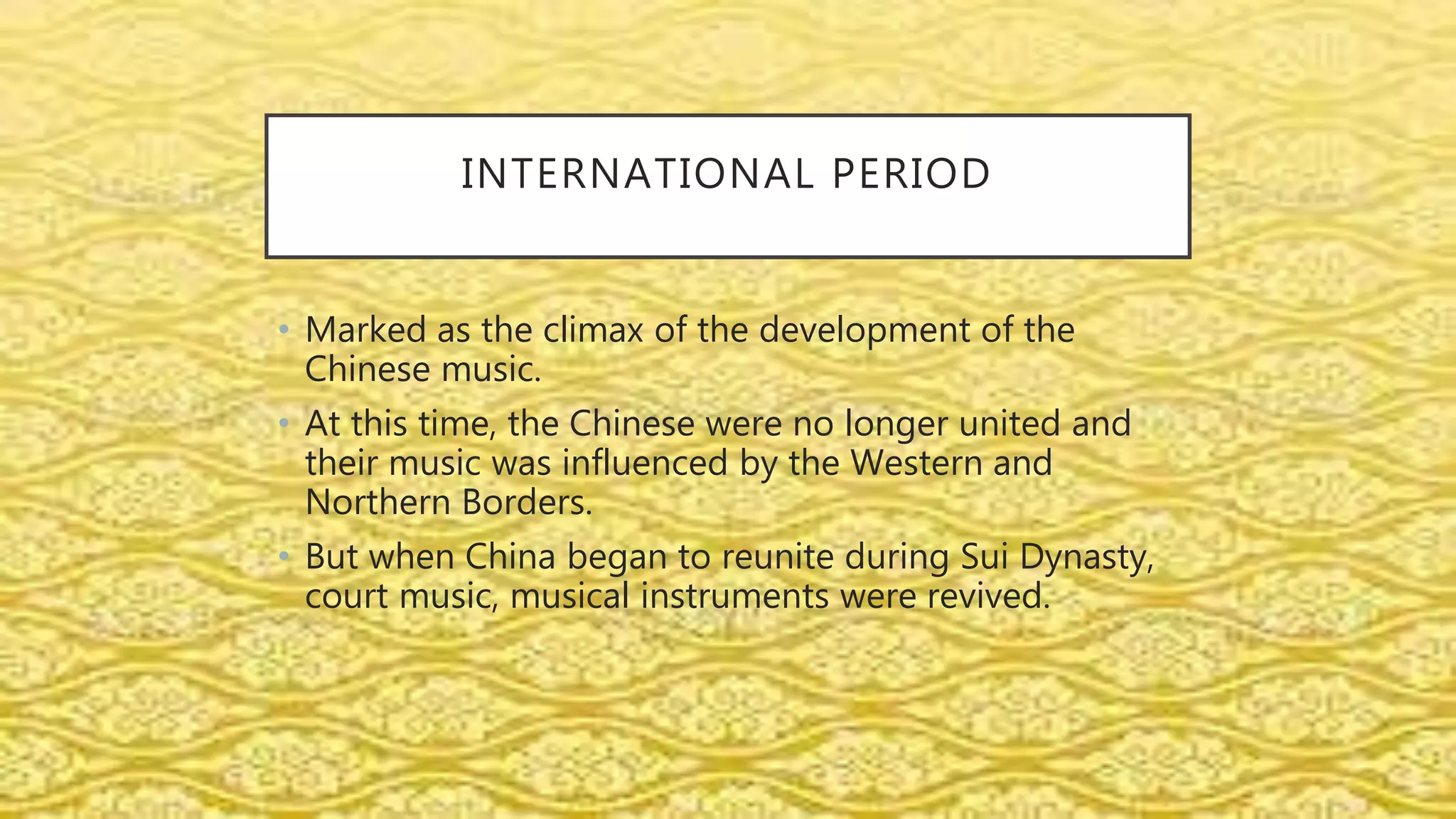 Chinese Musical Culture | PPTX