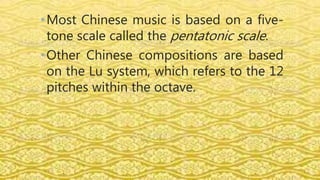 Chinese Musical Culture | PPTX