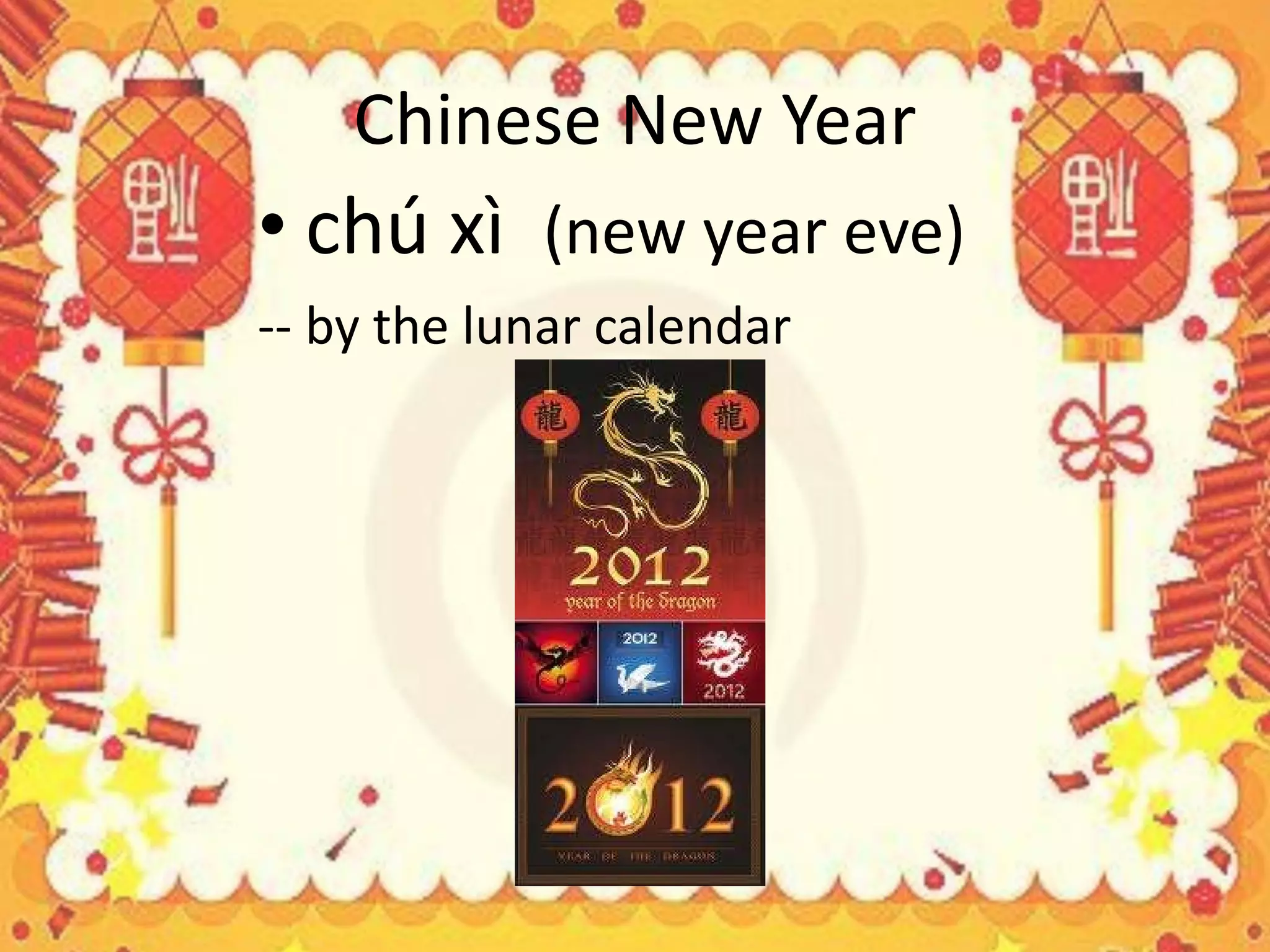 The story Chinese New Year | PPT