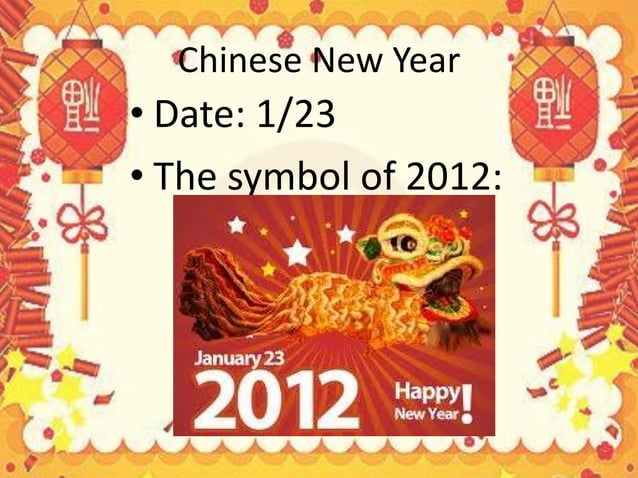 The story Chinese New Year | PPT