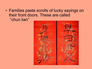 Chinese New Year Customs and Traditions ppt. | PPT