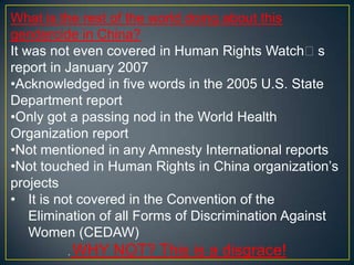 Chinese one child policy - School assignment - St Stithians Girls ...