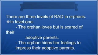 Chinese orphans and emotional needs ppt | PPT