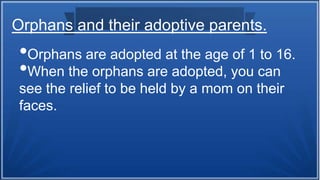 Chinese orphans and emotional needs ppt | PPT