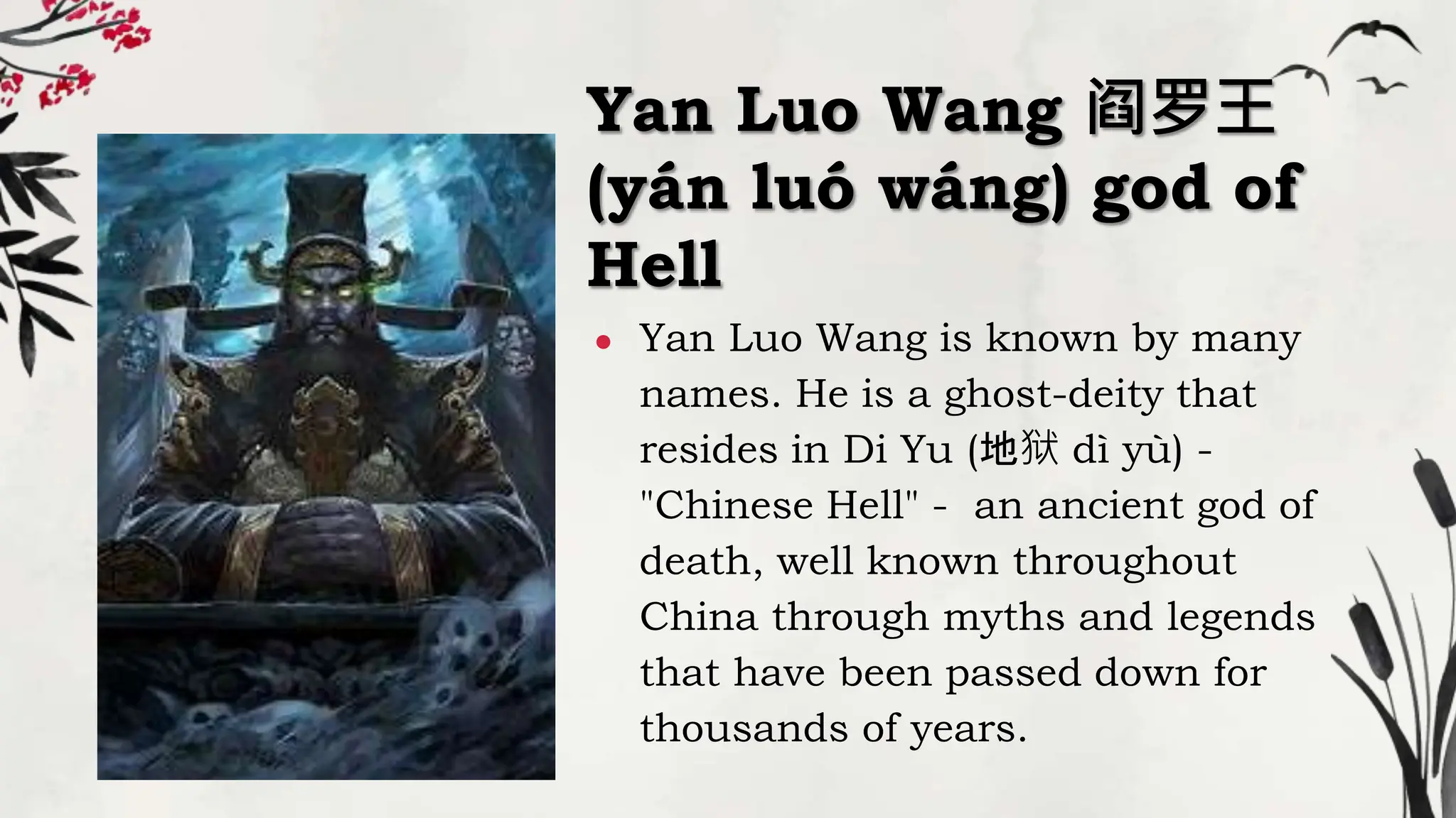 Chinese pantheon and mythology. English literature pptx | PPTX