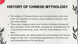 Chinese pantheon and mythology. English literature pptx | PPTX