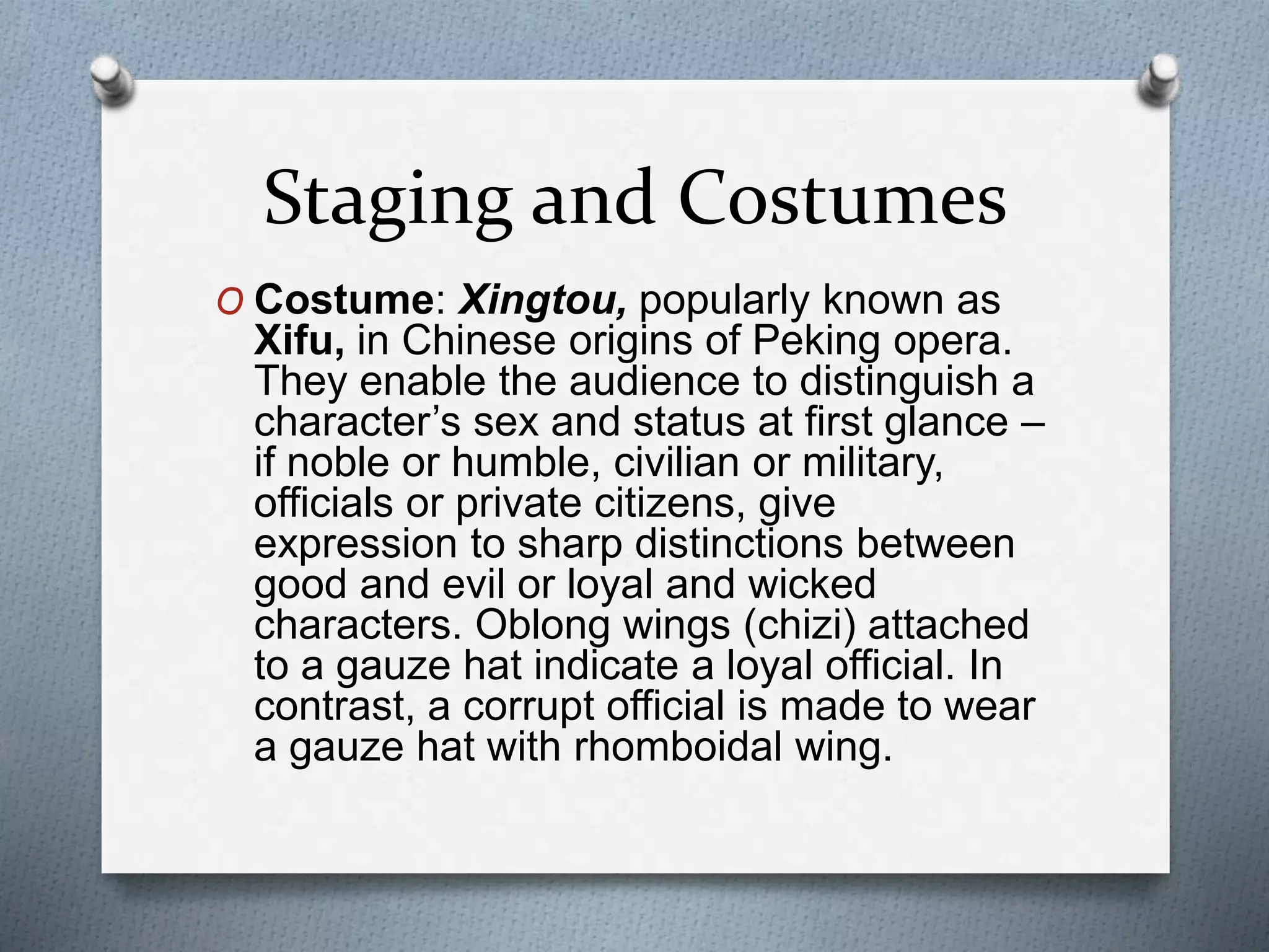 Chinese peking opera | PPTX