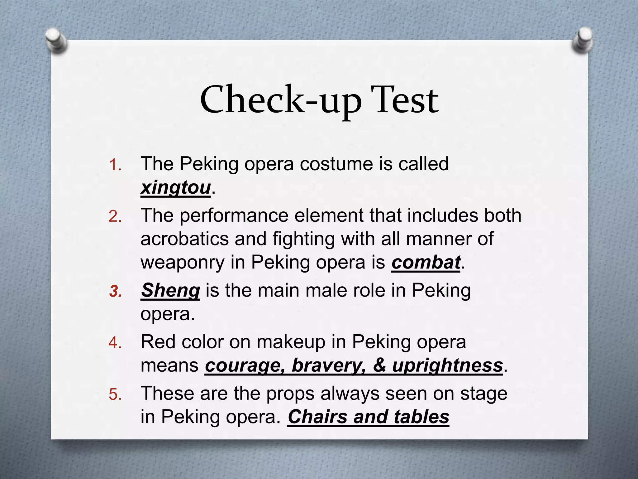 Chinese peking opera | PPTX