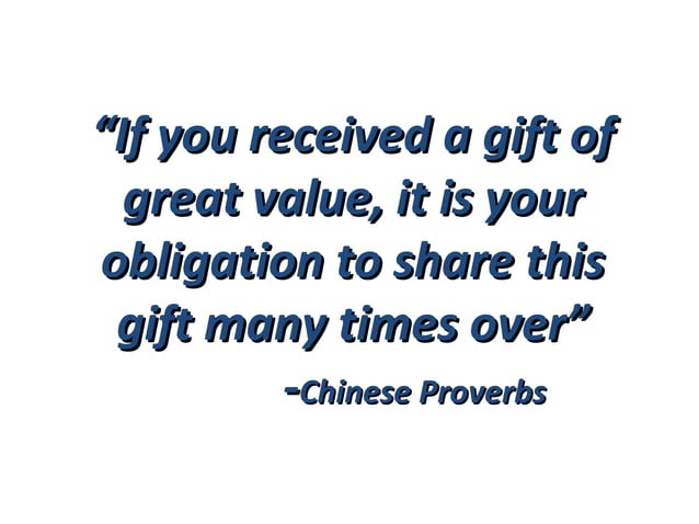 Chinese proverb | PPT