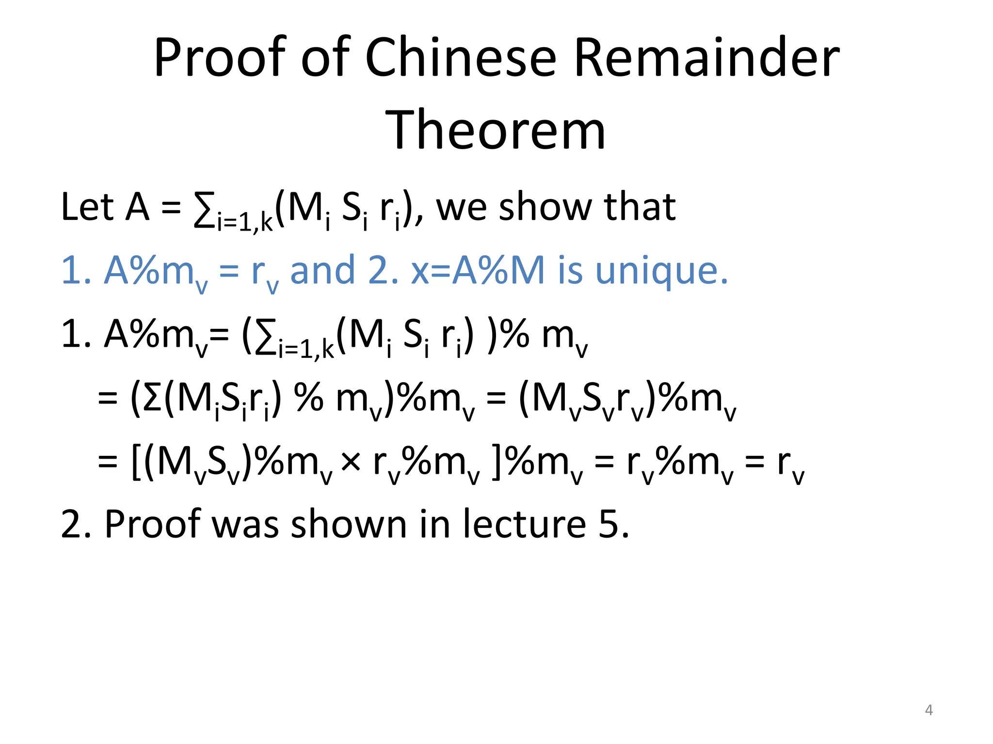 Chinese remainder theorem -new.ppt