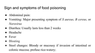 Chinese restaurant syndrome, a food poisoning case study | PPTX