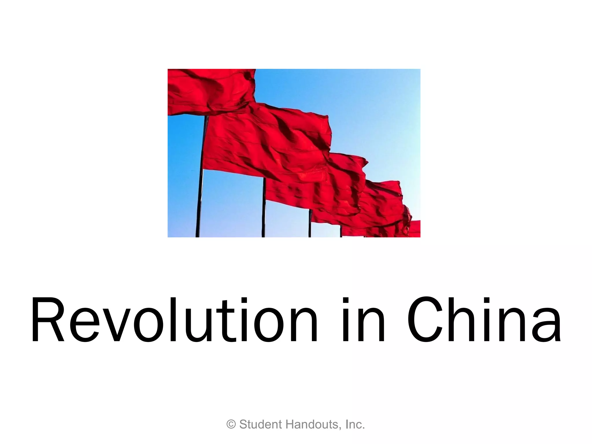 Chinese Revolution | PPT