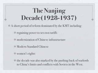 Chinese revolution ppt | KEY