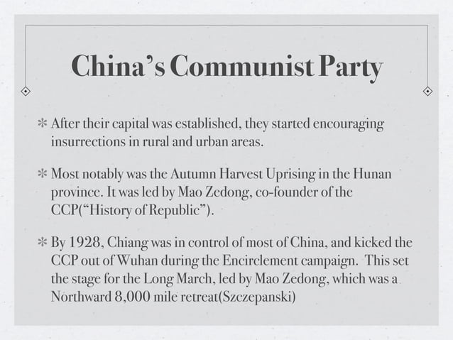Chinese revolution ppt