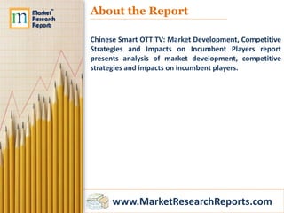 Chinese Smart OTT TV - Market Development, Competitive Strategies and ...