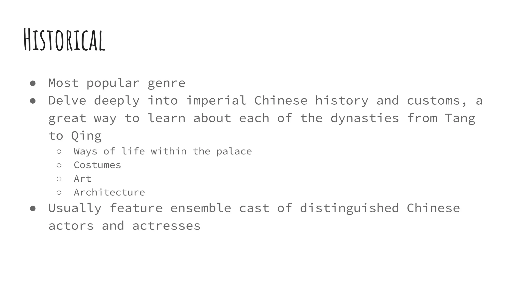 Chinese soap opera dramas | PPTX