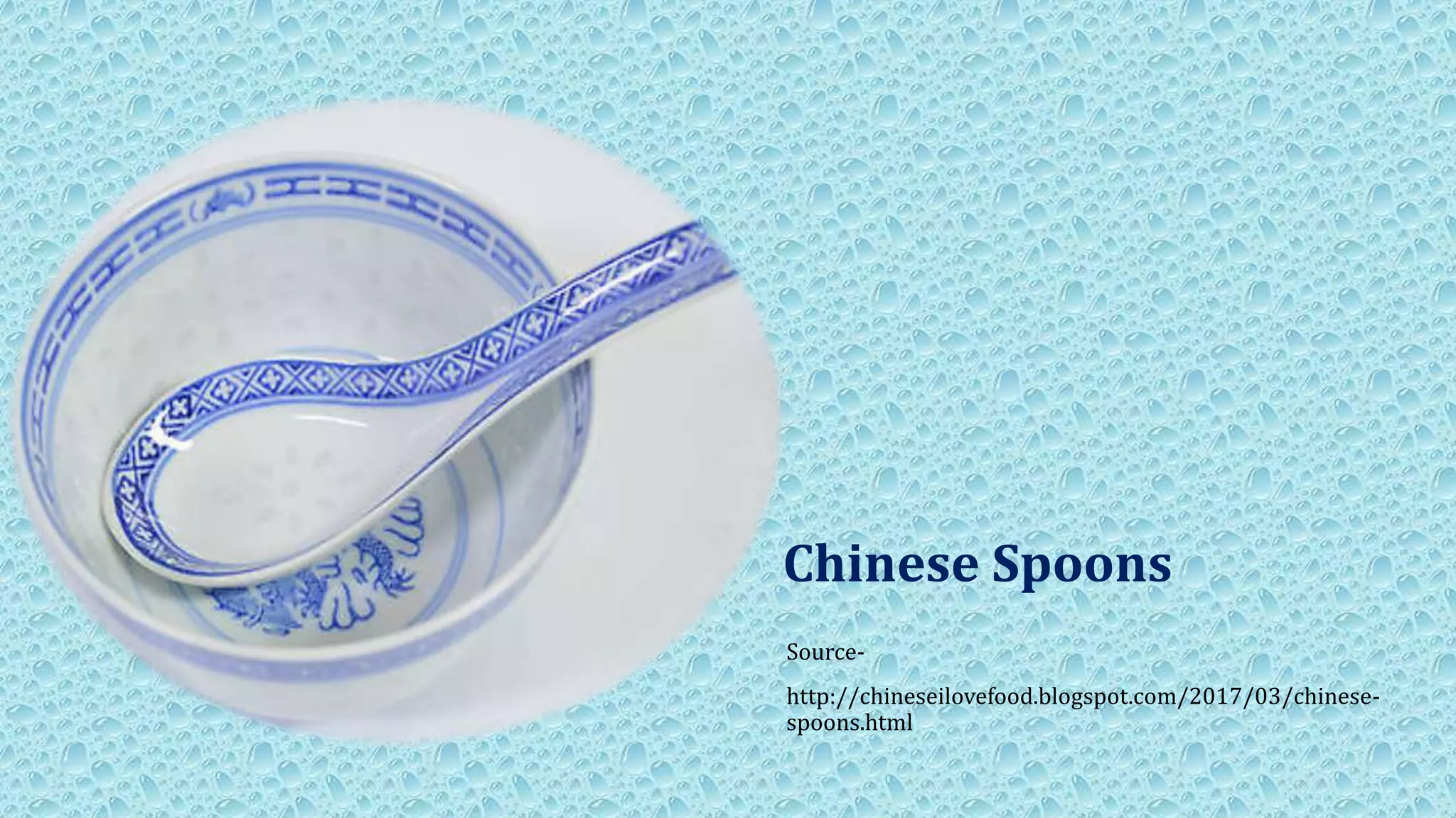 Chinese spoons | PPT