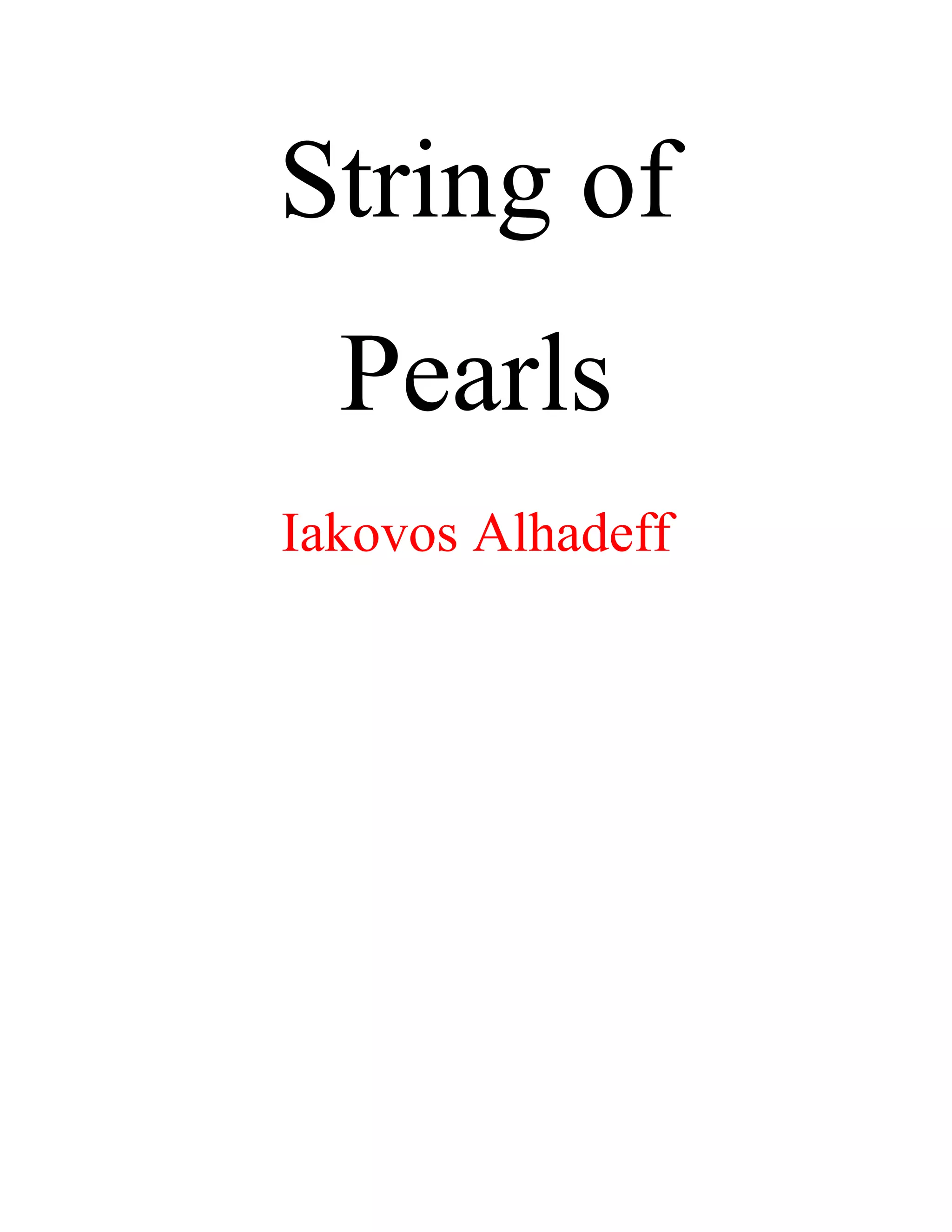 The Chinese String of Pearls | DOC