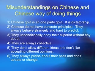 Chinese Style Of Management | PPT