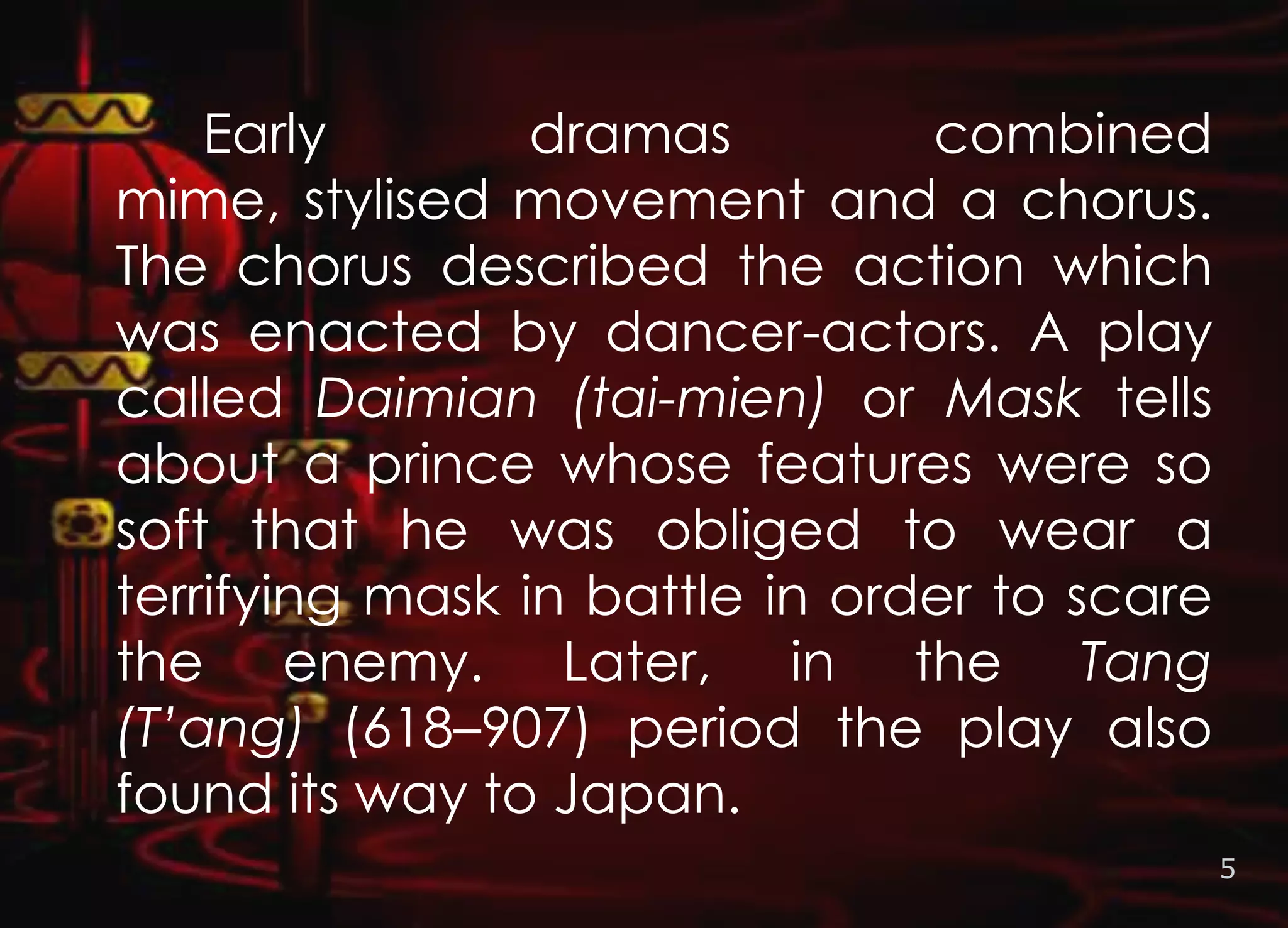 History of Chinese theater | PPTX