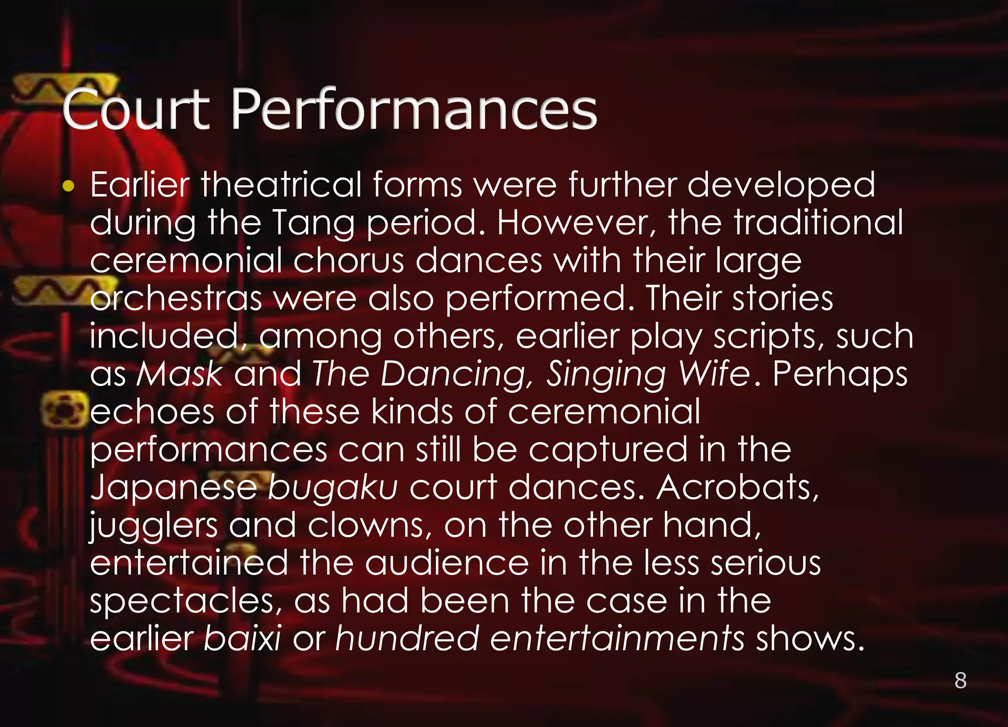 History of Chinese theater | PPTX